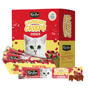 Kit Cat Cranberry Crisps Chicken Box – 50 Sachets - sweetpets.ae